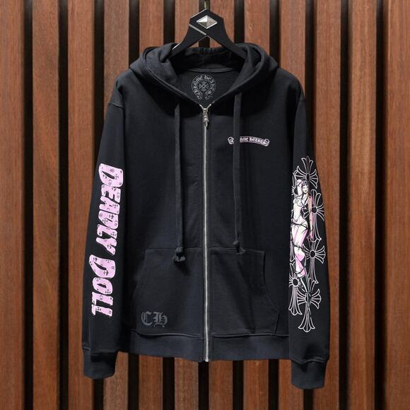 Chrome Hearts | Jackets & Coats | Chrome Hearts Black Jacket | Poshmark